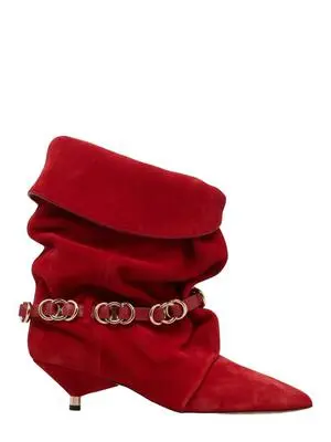 Isabel Marant Étoile Pointed Toe Ankle Boots - Red