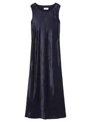 Marina Rinaldi Satin Maxi Dress - Navy