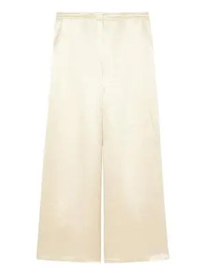 MARINA RINALDI Linen Straight Trousers