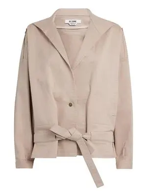 RE-DONE Stretch-cotton Debbie Bomber Jacket - Green