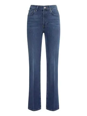 RE-DONE 70s High-rise Bootcut Jeans - Blue
