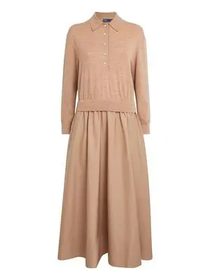 POLO RALPH LAUREN Wool-blend Sweater Dress