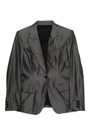 Burberry 2010s Notched-lapel Single-breasted Jacket - Grey