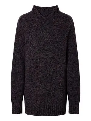 Khaite Novis Cashmere Mélange Sweater - Brown