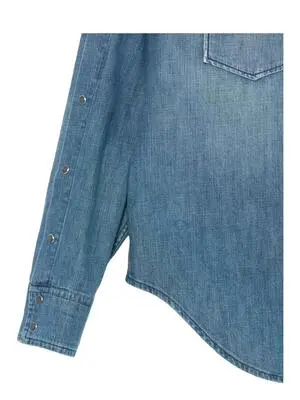 DONDUP Stud-embellished Shirt - Blue