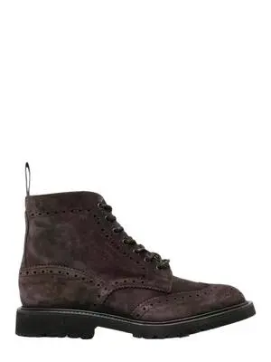 TRICKER'S Stow Suede Boots - Brown