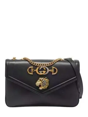 GUCCI Rajah Interlocking G Horsebit Shoulder Bag
