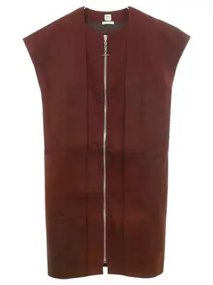 Hermès 2010s Zip-front Dress - Red