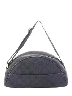 Gucci 2000s Gg-canvas Shoulder Bag - Black