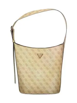 Guess Meridian Ii Monogram-print Tote Bag - Neutrals