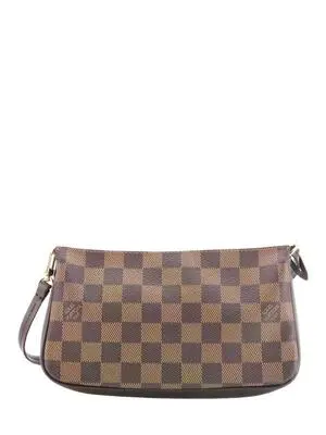 LOUIS VUITTON Navona Pochette Accessoires Damier Clutch Bag - Brown