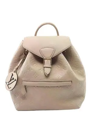LOUIS VUITTON 2010s Monogram Empreinte Montsouris Pm Leather Backpack