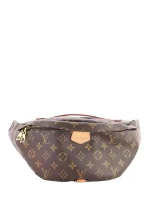LOUIS VUITTON Bum Bag Monogram Canvas Belt Bag - Brown