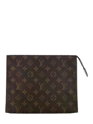LOUIS VUITTON Toiletry Pouch Monogram Canvas 26 Clutch Bag - Brown