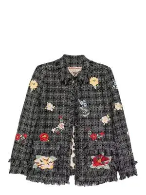 5 PROGRESS Embroidered Tweed Jacket