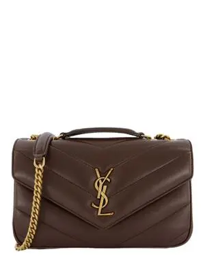 Saint Laurent Loulou Small Suede Leather Shoulder Bag - Multicolor