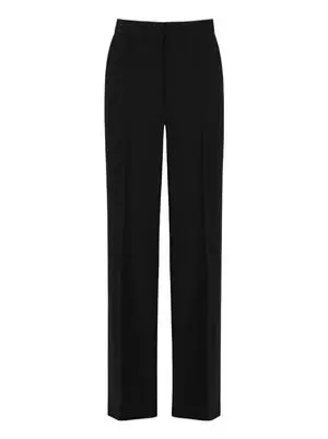 ELISABETTA FRANCHI Lightweight Crêpe Fabric Trousers