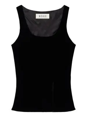 RÓHE Sleeveless Square-neck Tank Top