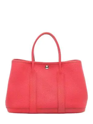 Hermès 2015 Tpm Garden Party Tote Bag - Red