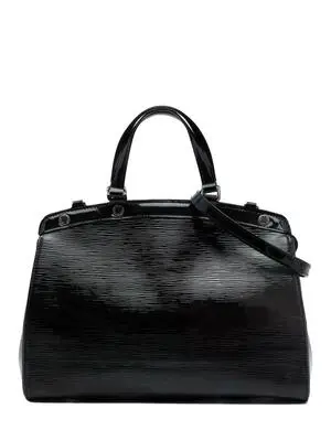LOUIS VUITTON 2012 Electric Epi Brea Mm Satchel - Black