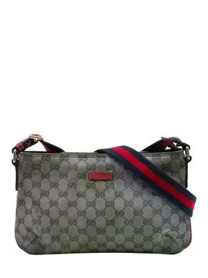 GUCCI 2000-2015 Gg Crystal Web Crossbody Bag