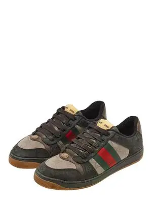 Gucci Screener Gg Canvas Sneakers - Black
