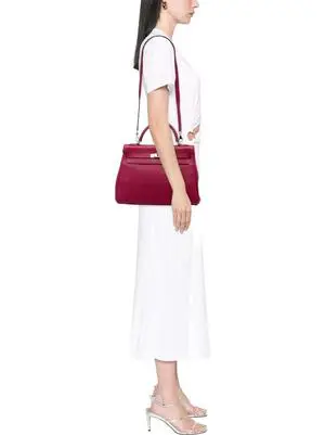 Hermès 2010 Togo Kelly Ii Retourne 32 Satchel - Red