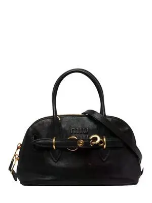 MIU MIU 2024-2026 Small Nappa Aventure Satchel