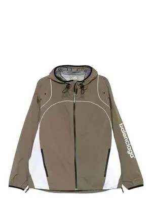 BALENCIAGA Logo-print Panelled Jacket