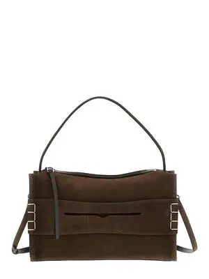 JW Anderson Suede Leather Loafer Bag - Multicolor
