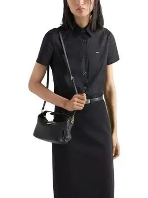 Prada Chérie Leather Mini-bag Black
