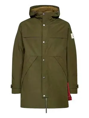 AFTER/LABEL Hooded Zip-up Coat
