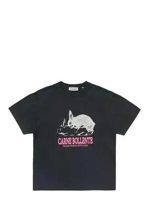 CARNE BOLLENTE Bunny Style Graphic-print T-shirt - Black