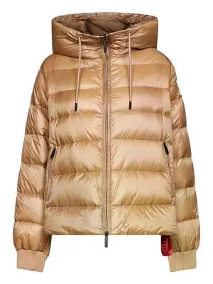 AFTER/LABEL Blaine Hooded Quilted Jacket - Neutrals