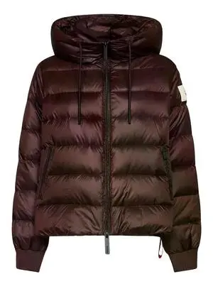 AFTER/LABEL Blaine Quilted Hooded Coat Brown