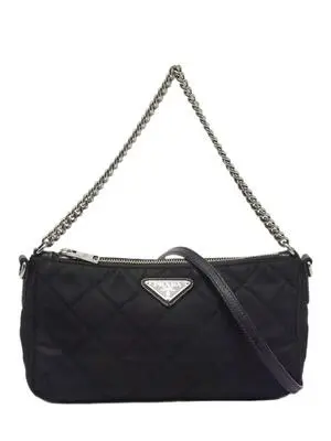 Prada Impuntu Quilted Crossbody Bag - Black