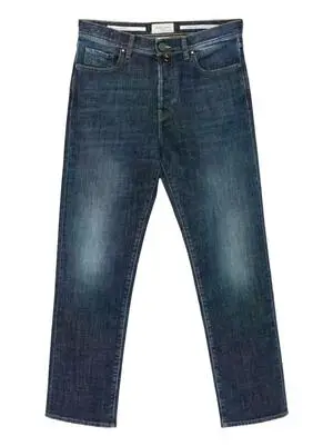 JACOB COHЁN Faded Straight-leg Jeans - Blue