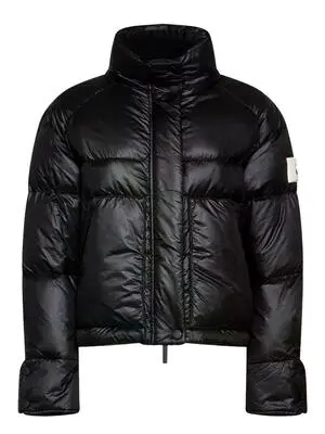AFTER/LABEL Lienz Quilted High-neck Jacket - Black
