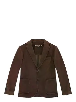 CIRCOLO 1901 Tiny Corduroy Single-breasted Blazer - Brown