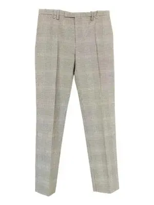 LOUIS VUITTON 2010 Houndstooth Trousers - Neutrals