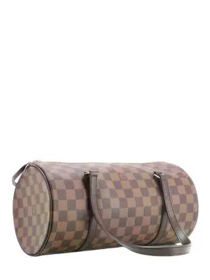 LOUIS VUITTON Papillon Handbag Damier 30 Satchel - Brown