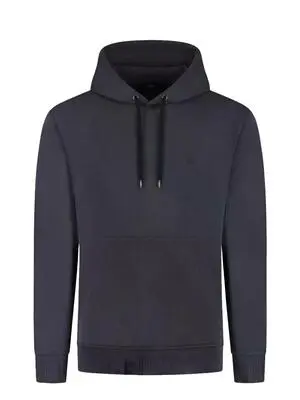 Herno Logo-embroidered Drawstring Hoodie - Grey