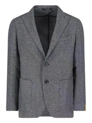Tagliatore Houndstooth-pattern Blazer - Grey