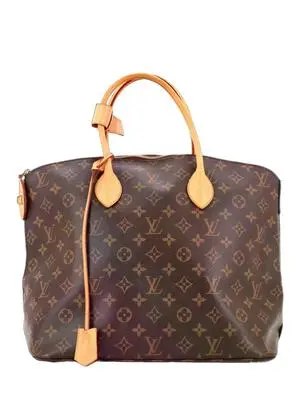 LOUIS VUITTON Lockit Nm Handbag Monogram Canvas Mm Tote Bag - Brown