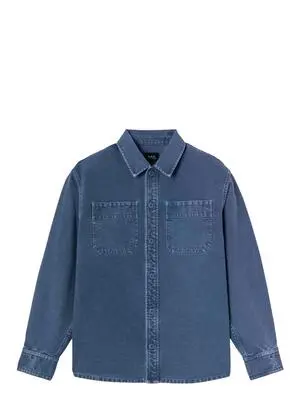 A.p.c. Patch-pocket Shirt Blue