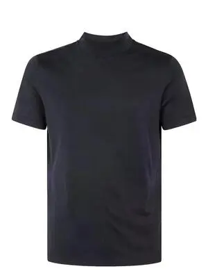 GIRELLI BRUNI Short-sleeved Turtleneck T-shirt - Blue