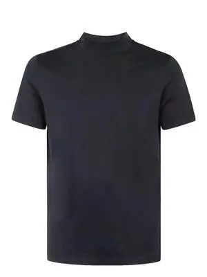 GIRELLI BRUNI Short-sleeved Turtleneck T-shirt - Blue