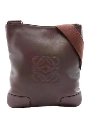Loewe 2010s Anagram Shoulder Bag - Brown