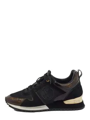 LOUIS VUITTON Run Away Lace-up Sneakers - Black