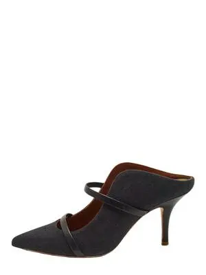 MALONE SOULIERS Maureen Canvas Mules Blue